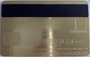 Bank Card: LBC Monaco MasterCard Gold Brush (LBC, MonacoCol:MC-MC-0002