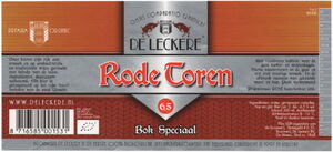 Drink Label: Rode Toren (Brouwerij de Leckere, NetherlandsCol:NL-BEER ...