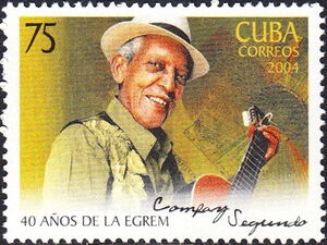 Sello: Compay Segundo (Cuba(40 years of EGREM) Mi:CU 4602,Sn:CU 4390,Yt ...