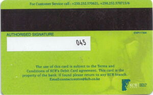 Bank Card: QuickServe (KBC Bank, KenyaCol:KE-GM-0001