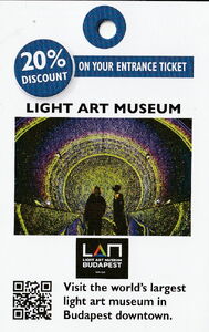 Functional Card: Light Art Museum (Advertising and Promotion, Hungary ...