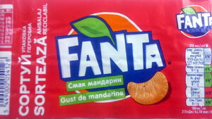 Drink Label: Fanta Smak Mandaryn (Coca-Cola Beverages Ukraine Ltd ...