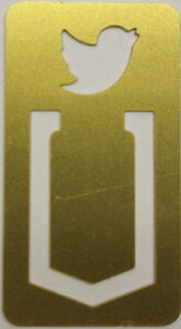 Paperclip: Figure gold (bird) (China, VolksrepubliekCol:CN000722 🖇️