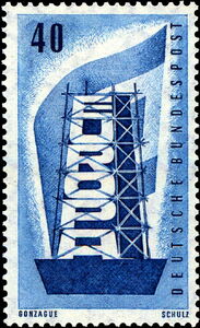 Sello: EUROPA - Rebuilding Europe (Alemania, República Federal(Europa ...