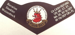 Drink Label: Plank Bavarian Dunkler Weizenbock (Brauerei Plank, Laaber, Germany, Federal ...
