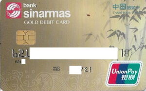 Bank Card: Gold Debit Card (Bank Sinarmas, IndonesiaCol:ID-UP-0002