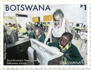 Stamp: Debswana Schools for Socio-Economic Development (Botswana ...