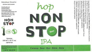 Drink Label: Non Stop Hop Ipa (Cerveza Salamanders Beer, SpainCol:ES ...
