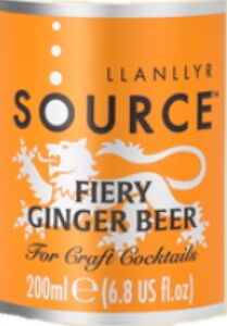 Drink Label: Llanllyr Source Fiery Ginger Beer (Llanllyr Water Co. Ltd ...