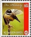 Stamp: New Zealand Garden Birds - Fantail (New Zealand: Personalized ...