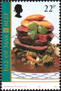 Stamp: Beef (Isle of Man(Gourmet Food, Local Dishes prepared by Kevin ...
