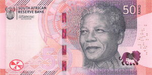 Banknote: 50 Rand (South Africa(2023 ND "Modified Animal Designs" Issue ...