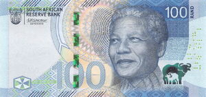 Banknote: 100 Rand (South Africa(2023 ND "Modified Animal Designs ...