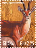 Stamp: Animals of Africa - Antelope (Ghana(African Fauna (2013)) Mi:GH 4292