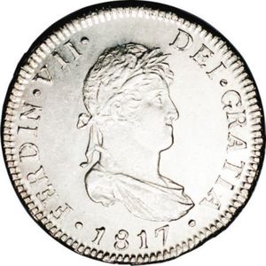 Coin: 2 Reales (Chile) (1808~1817 - Fernando VII) WCC:km79