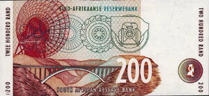 Banknote: 200 Rand (South Africa(1992-1999 Issue) Wor:P-127a 💴