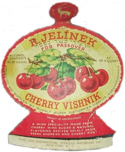 Drink Label: R. Jelinek Cherry Vishnik (Rudolf Jelinek Distilleries a.s ...