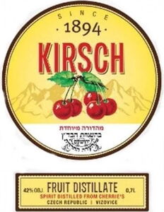 Drink Label: Kirsch (Rudolf Jelinek Distilleries a.s., Czech ...