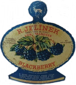 Drink Label: R. Jelinek Blackberry (Rudolf Jelinek Distilleries a.s ...