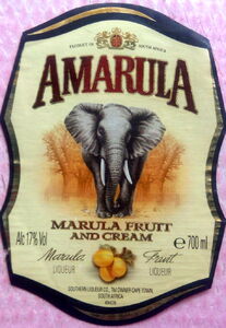 Drink Label: Liker "Amarula" (Distell Group Limited, Ukraine(South ...