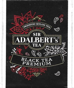 Tea Bag: Black Tea Premium, glossy (Sir Adalbert's Tea, Poland(Premium ...