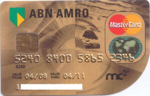 Bank Card: Abn-Amro Mastercard (ABN AMRO Bank N.V., PakistanCol:PK-MC ...