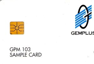 Tarjeta Telefónica: Gemplus - GPM 103 Sample Card (Test, Proof, Sample ...