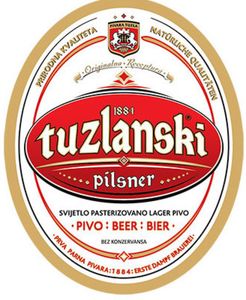 Drink Label: Tuzlanski Pilsner (Tuzlanska pivara, Bosnia and ...