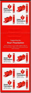 Stamp: Heart Foundation Booklet (New Zealand: Personalized Stamps ...
