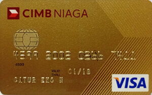 Bank Card: CIMB Niaga Gold (CIMB Niaga (Indonesia), IndonesiaCol:ID-VI-0104