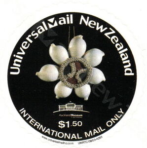 Stamp: Auckland Museum Jewelery (New Zealand: Private Post Offices ...