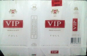 Cigarette Pack: Vip (ParaguayCol:PY-CT-0329