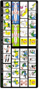 Safety Card: Boeing 737-8200 (Ryanair, IrelandCol:RYR-IE-010