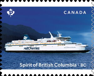 Stamp: Ferry Spriit of British Columbia (Canada(Ferries of Canada (2023 ...