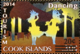 Stamp: Dancing (Cook Islands(Surcharges 2022) Sn:CK 1742c,Yt:CK 1595A