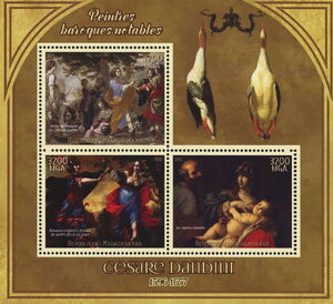 Марка: Notable Baroque Painters Cesare Dandini (Мадагаскар: Нелегальные ...