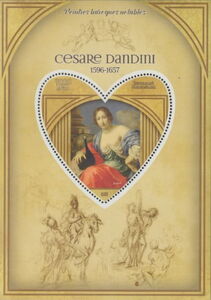 Марка: Notable Baroque Painters Cesare Dandini (Мадагаскар: Нелегальные ...