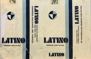 Paquete de Cigarrillos: Latino (PerúCol:PE-CT-0095