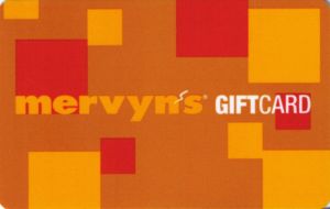 Gift Card: Mervyn's (Mervyn's, United States of America(Mervyn's) Col ...