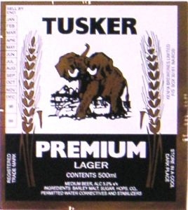 Drink Label: Elephant - Premium Lager (Kenya Breweries, KenyaCol:KE ...