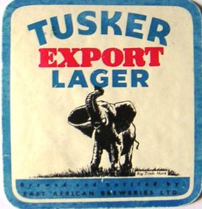 Štítok z nápoja: Elephant - Export Lager (East African Breweries, Keňa ...