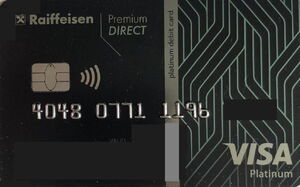 Bank Card: Raiffeisen Bank Visa Platinum Premium DIRECT (Raiffeisenbank ...