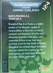 Hrací karty: Orks Ghazghull Thraka (Warhammer 40k Dark Galaxy(Core) Col ...