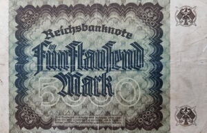 Banknote: 5,000 Mark (Germany(1922 4th Issue - Reichsbanknote, Republic ...