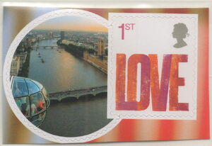 Stamp: Love - From Smilers sheet (United Kingdom of Great Britain ...