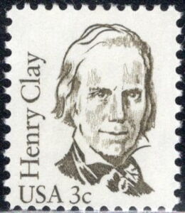 Briefmarke: Henry Clay Tagging Omitted (Vereinigte Staaten von Amerika ...