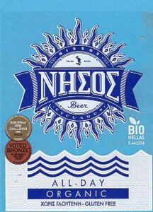 Drink Label: Nisos (Cyclades Microbrewery at Tinos Island, GreeceCol:GR ...