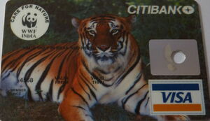 Bank Card: Tiger (Citibank, India, RepublicCol:IN-VI-0047