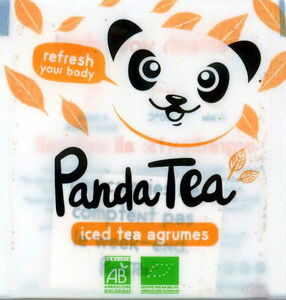 Tea Bag: iced tea agrumes, refresh your body, mat foil (Panda tea ...