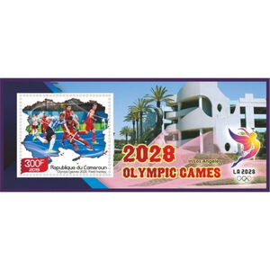 Stamp: Sports Summer Olympics 2028 in Los Angeles (Cameroun: Illegal ...